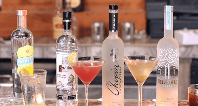 Popular vodkas store